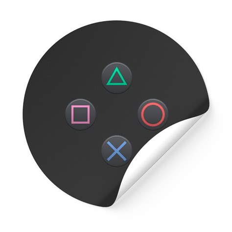 Ps4 Controller Buttons Playstation Stickers Sold By Terse Madlen