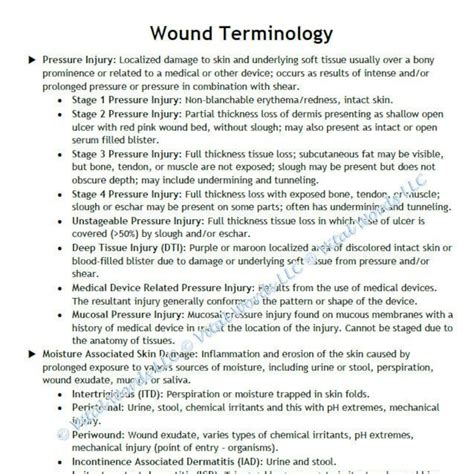 Wound Documentation Sheet Etsy