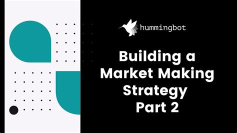 Building A Market Making Strategy Using Hummingbot Part 2 Youtube
