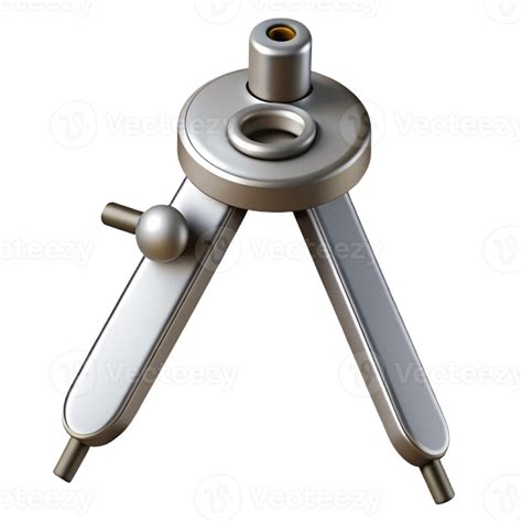 Dramatic Minimalist Drafting Compass Metal Precision 4k 59125211 Png