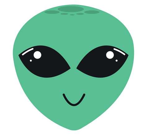 Alien Cartoon Face 11130277 Vector Art At Vecteezy