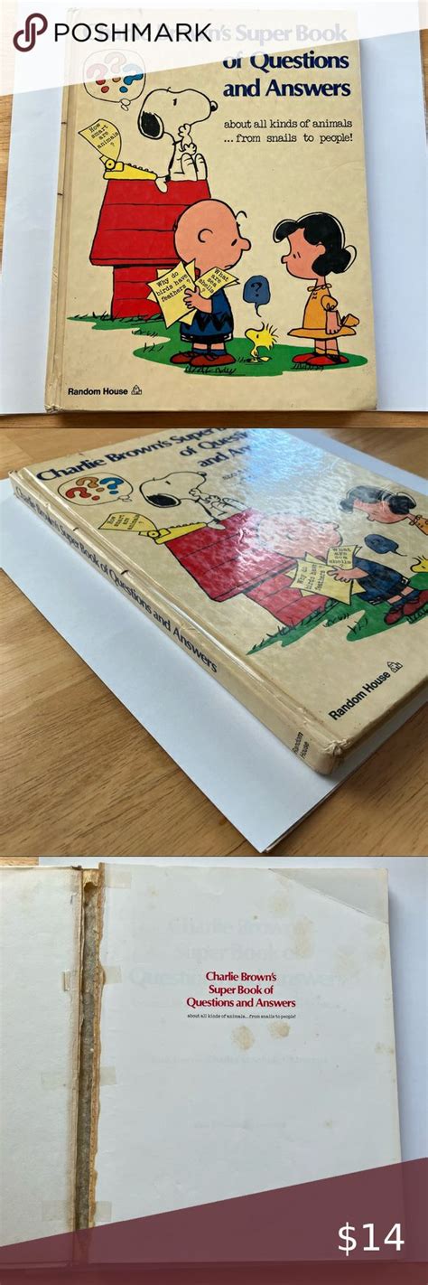 Charlie Browns Super Book Of Questions And Answers 1976