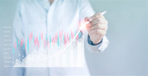 Trader Analyzing Economic Data Chart Stock Illustrations 465 Trader