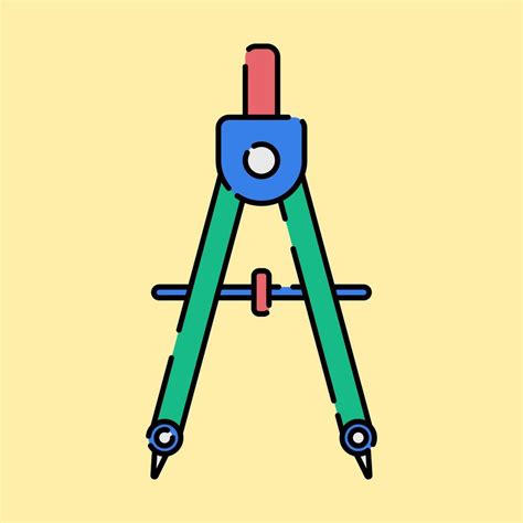 Geometric Compass Icon Illustration 55346198 Vector Art At Vecteezy