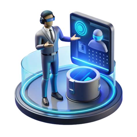 magnificent abstract future of virtual reality immersive user