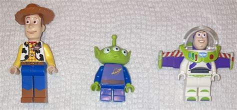 Lego Toy Story Woody Buzz Lightyear Alien Minifigure Lot Euc Disney