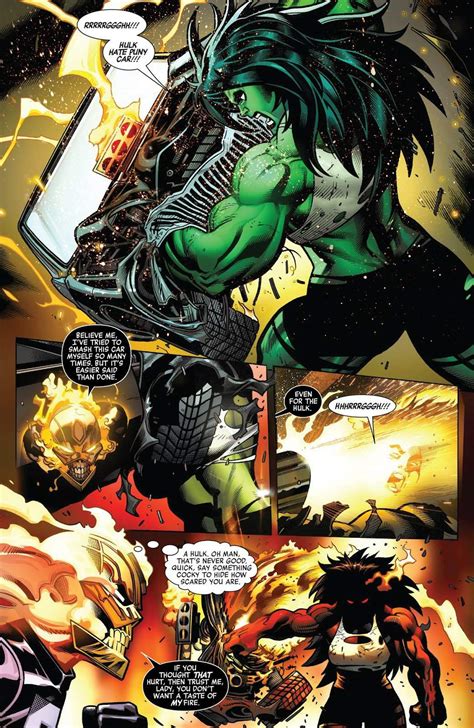 Ghost Rider Vs Hulk