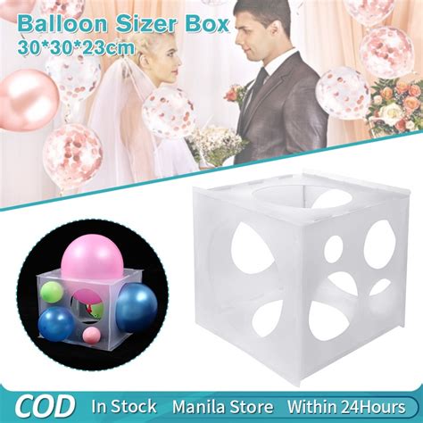 11 Holes Balloon Sizer Box Balloon Size Measurement Tool For Balloon
