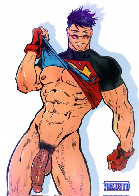 Rule 34 Abs Big Cock Big Penis Bottomless Conner Kent Dc Dc Comics