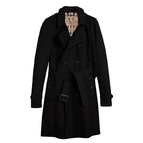 Burberry Mens Kensington Long Trench Coat Brand Size 46 Us Size 36