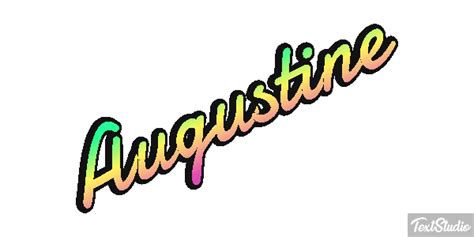 Augustine Name Animated  Logo Designs