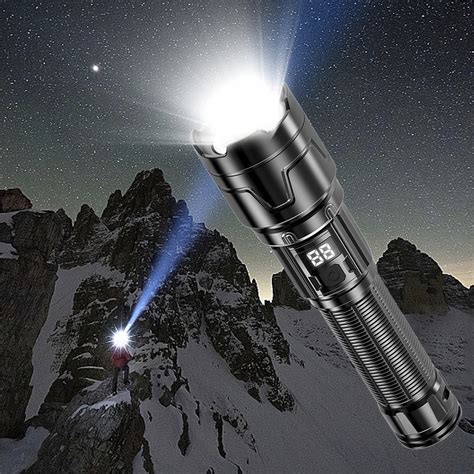 Momihoom Led Rechargeable Tactical Flashlights High Lumens Military