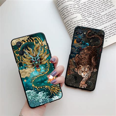 Realme 9i 9 Pro Plus 2022 Case แฟชั่นเย็นมังกรงูซิลิโคนอ่อนนุ่มปก
