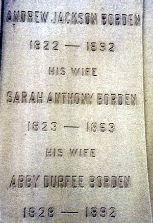 Andrew Jackson Borden Grave