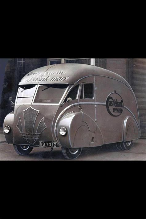 1930s Aerodynamic Delivery Van Art Deco Car Classic Trucks