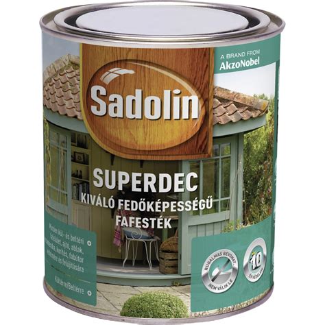 Sadolin Superdec Fafesték Mélyzöld 075 L Vásárlása Az Obi Nál