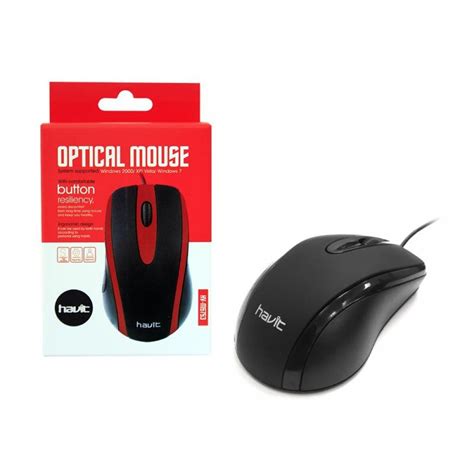 Havit Ms 753 Red Usb Optical Mouse Pcx Brand New And Used Computers Gaming Computers Laptops
