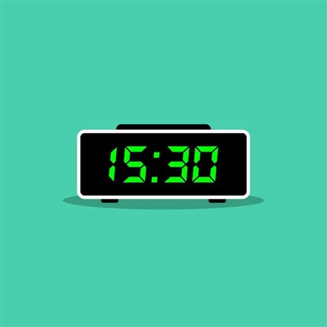 Premium Vector Digital Clock Icon Vector Design Illustration