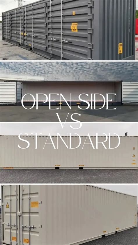 Open Side Vs Standard Shipping Containers Types Sizes And Uses
