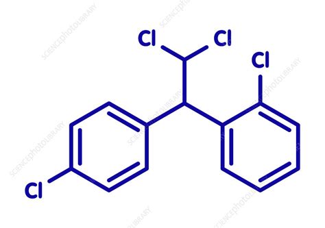 Mitotane Cancer Drug Molecule Illustration Stock Image F0283350