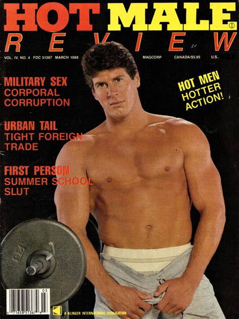 Hot Male Review 1988 March Jim Bentley Tom Brock Jim Baysing