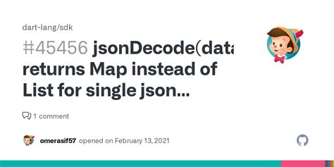 Jsondecodedatabody Returns Map Instead Of List For Single Json