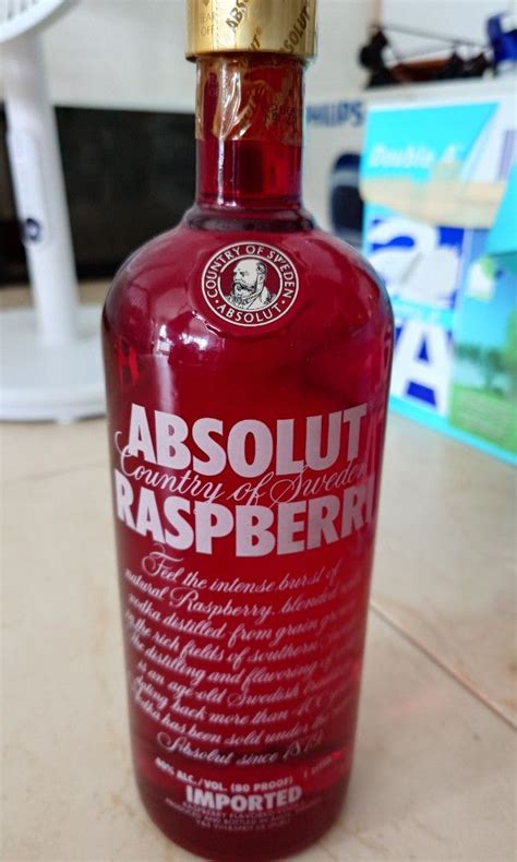 Absolut Vodka Assorted Flavors Food And Drinks Alcoholic Beverages On
