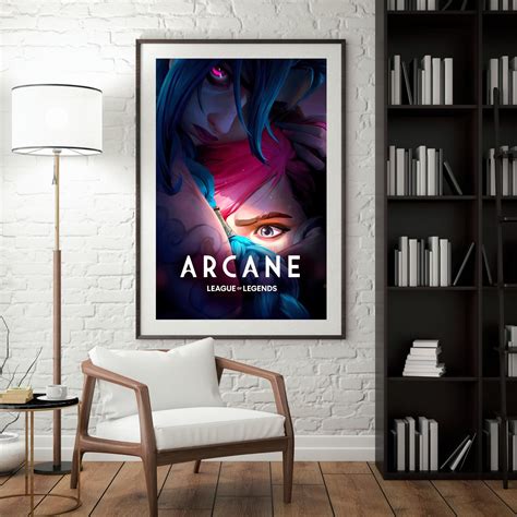 Arcane Animation Poster Tv Show Wall Art League Of Legends Decor
