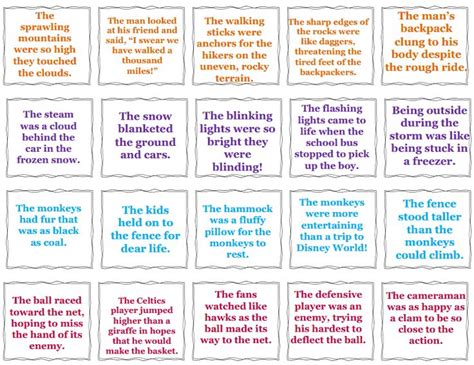 Figurative Language Sort Powerpointpdf Figurative Language Language