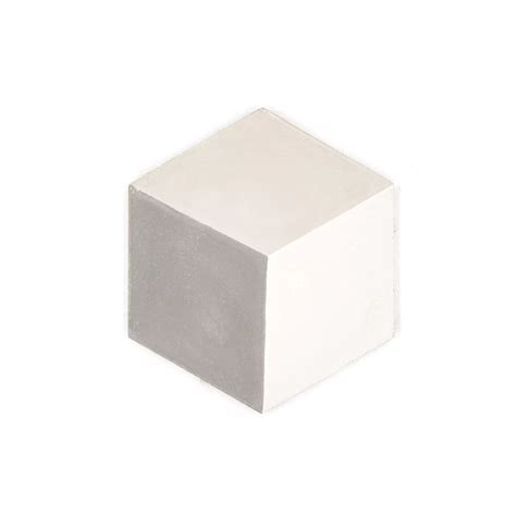 Encaustic Falling Cube 8 X 9