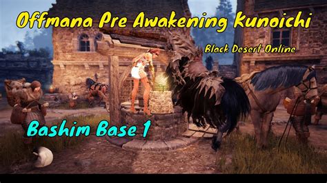 Black Desert Online Bashim Base Pre Awakening Kunoichi Youtube
