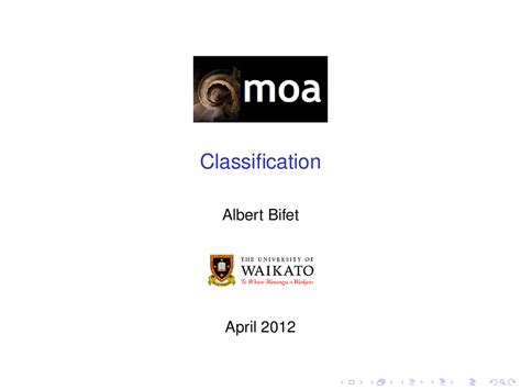 Classification Speaker Deck