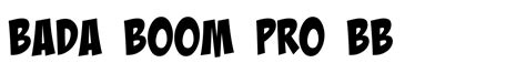 Bada Boom Pro Bb Font Webfont And Desktop Myfonts
