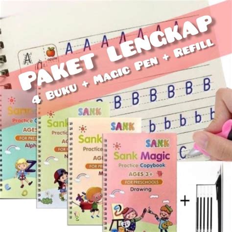 Jual Buku Sank Book Magicsank Magic 4buku Set Magic Practice Original