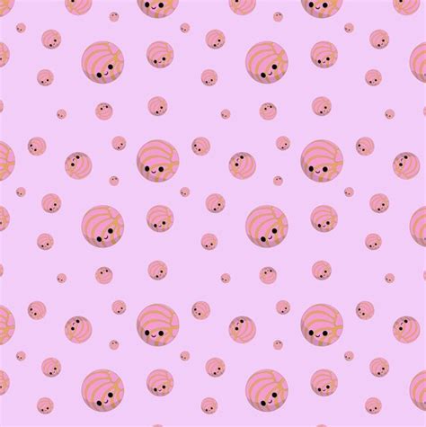 Premium Vector Patron Conchas Kawaii