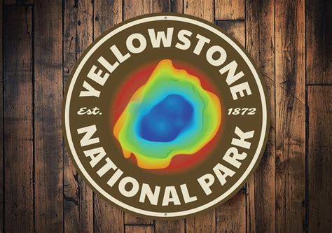 Yellowstone National Park National Park Decor State Park Decorations