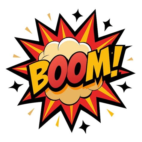 Illustration Vectorielle De Boom Splash à La Bande Dessinée Vecteur