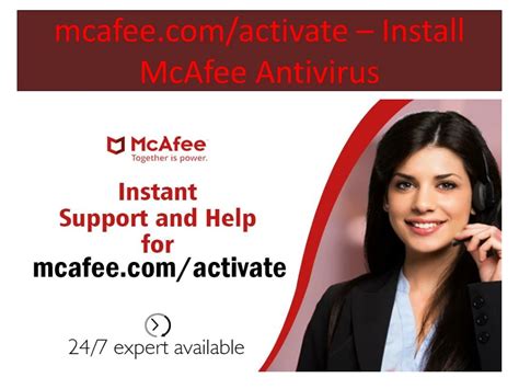 PPT McAfee Com Activate Steps To Activate McAfee Antivirus On Windows And MacOS PowerPoint