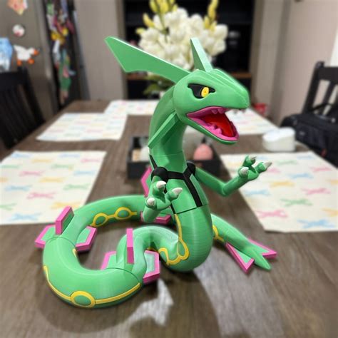 🎨 Rayquaza By Colors・ Stl File For 3d Printing・cults