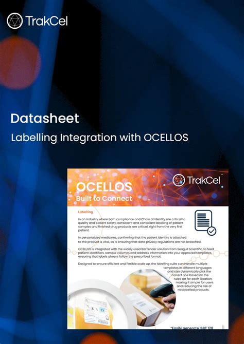 Labelling Integration With Ocellos Trakcel