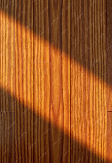 Una Pared De Madera Con Una Sombra De Una Viga En Ella Imagen Premium Generada Con Ia