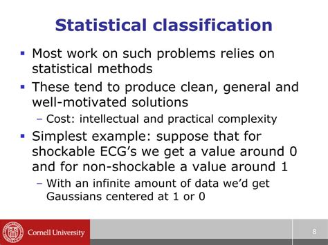 Ppt Statistical Techniques For Ecg Shock Classification Powerpoint