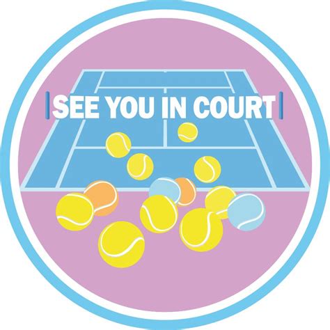 Tennis Court Scene
