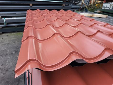 Very Cheap Pan Tile 33 1000 Terracotta Pvc Plastisol Coated Steel