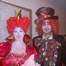 Red Queen And The Mad Hatter Couple S Halloween Costume No Sew Diy Costumes