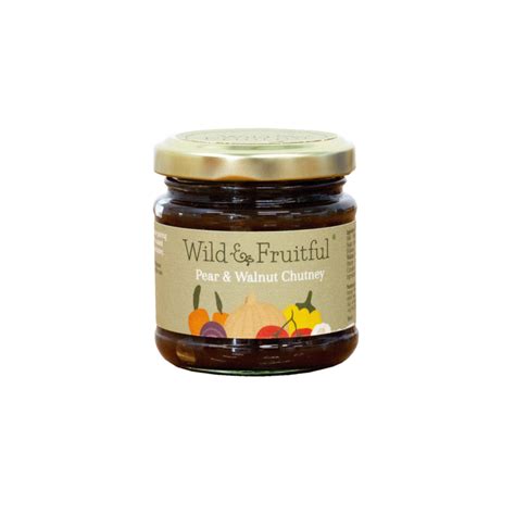Pear And Walnut Chutney Wild And Fruitful Preserves