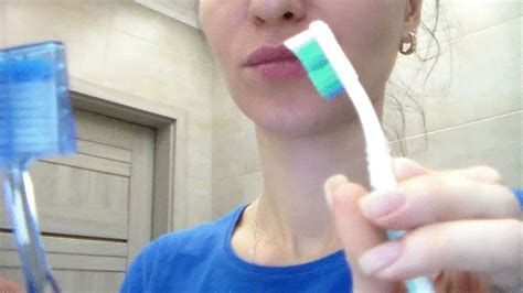 Brushing Teeth Avi Miss Love Clips4sale