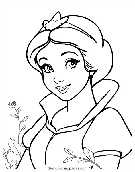 Elsa Face Portrait Coloring Pages Free Printable 2025