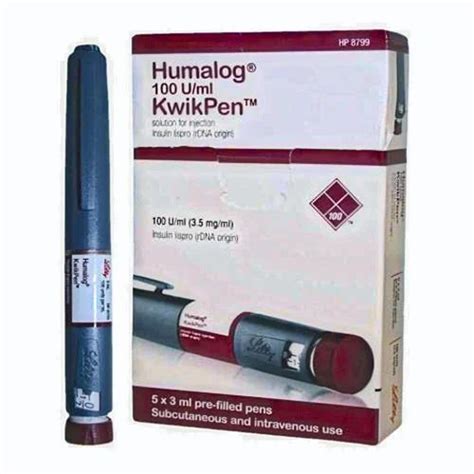 Lilly Humalog 100 Iu 3ml 5 Cart Packaging Type Pre Filled Pen At ₹ 1200pack In Bhusawal