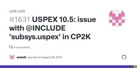 Uspex 105 Issue With Include Pex In Cp2k · Issue 1631